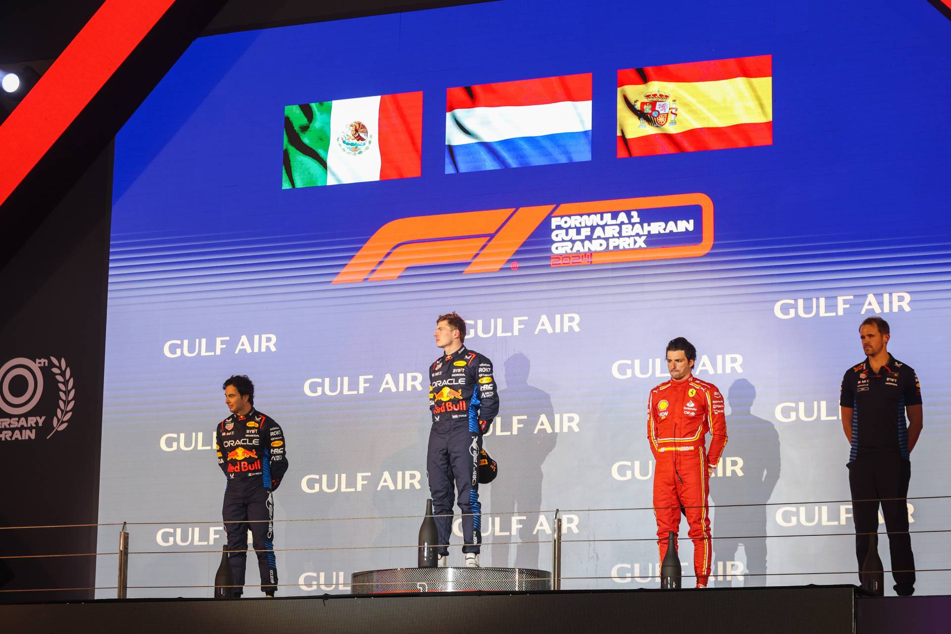 Carlos Sainz, podium and Driver of the Day in the Bahrain GP